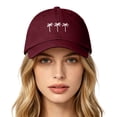 Washed Plain Baseball Cap, Comfortable Cotton Breathable Retro ...