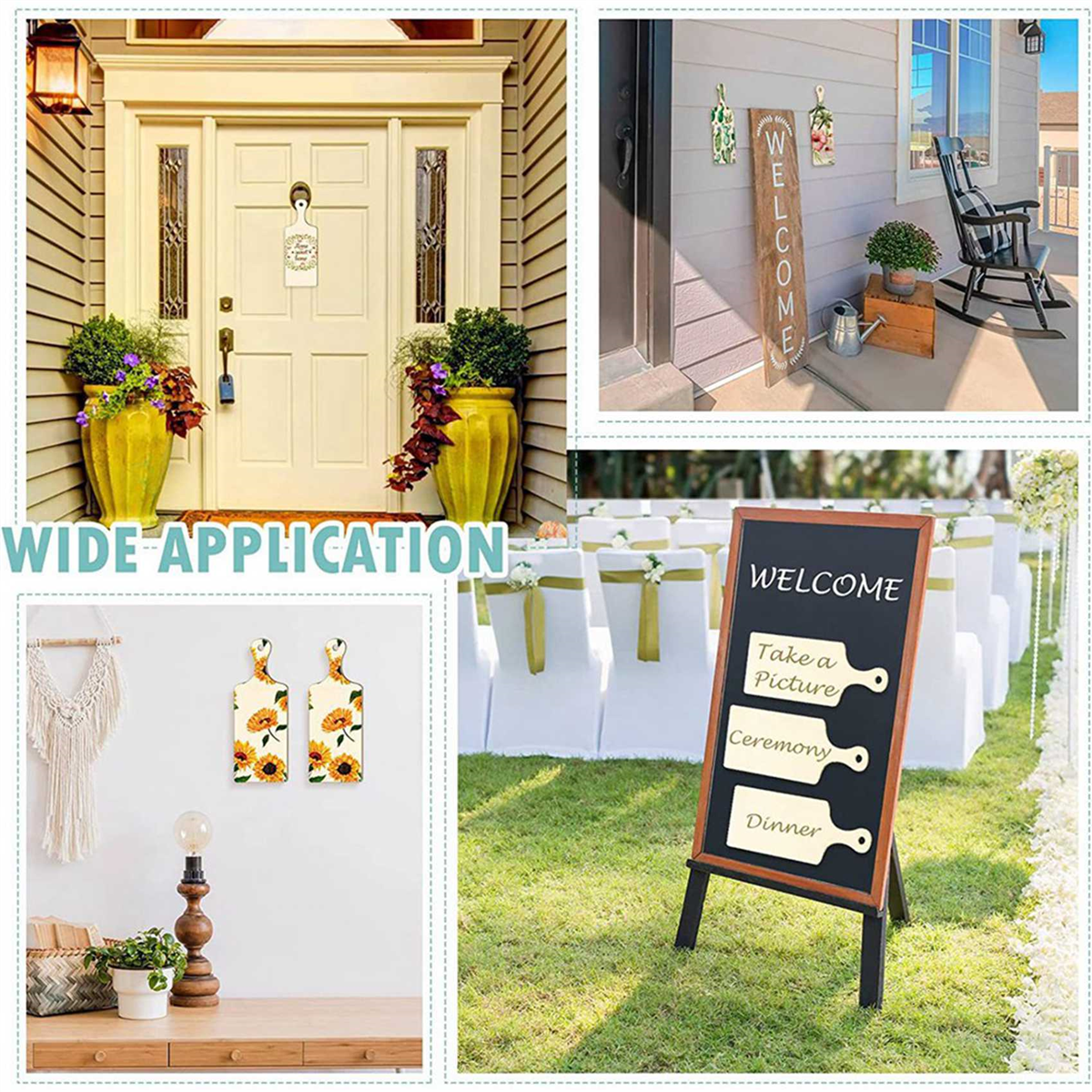 Click here for Unbranded 72x Wooden Mini Cutting Board With Handl... prices