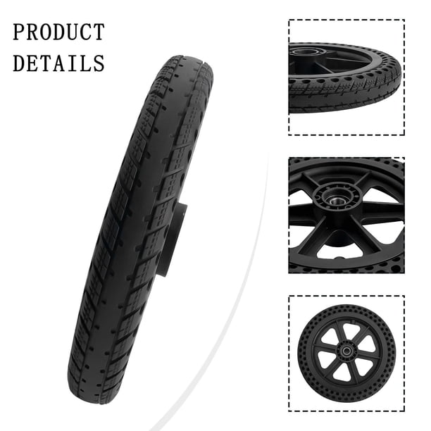 12x1.5 Wheelchair Wheel 12 Inch Solid Rubber Tire For Electric ...