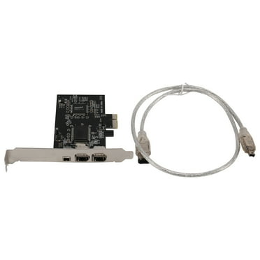 PCI Express PCI-E X1 to 3 Ports 1394B Controller Card Add on for ...