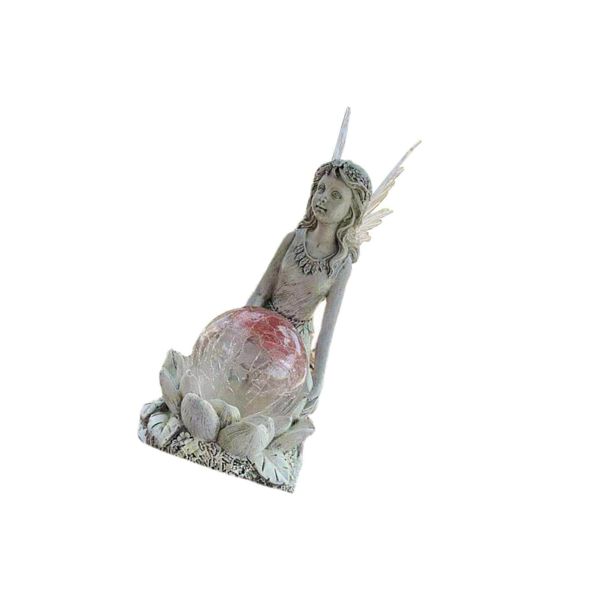 Click here for Gorieraly Led Solar Garden Fairy Statue For Outsid... prices
