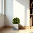22in Boxwood Ball Shaped Artificial Topiary Shrubs Tree in Pot for Home ...