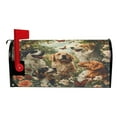 Ryvnso Mailbox Cover Cute Dog Forest Magnetic Mailbox Wrap Standard ...