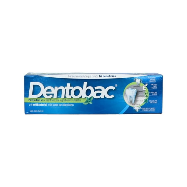 Crema bucal Dentobac Caja Con Tubo 150 mL | Walmart en línea
