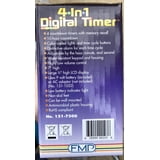 fmp 151-7500 digital 4 -channel commercial kitchen countdown timer, water resistant - Walmart.com