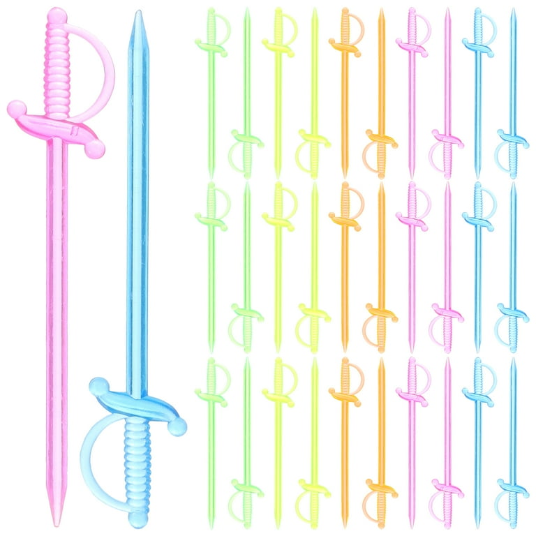 Sword Party Picks Amazon.com | 200 Pieces Plastic Cocktail Swords