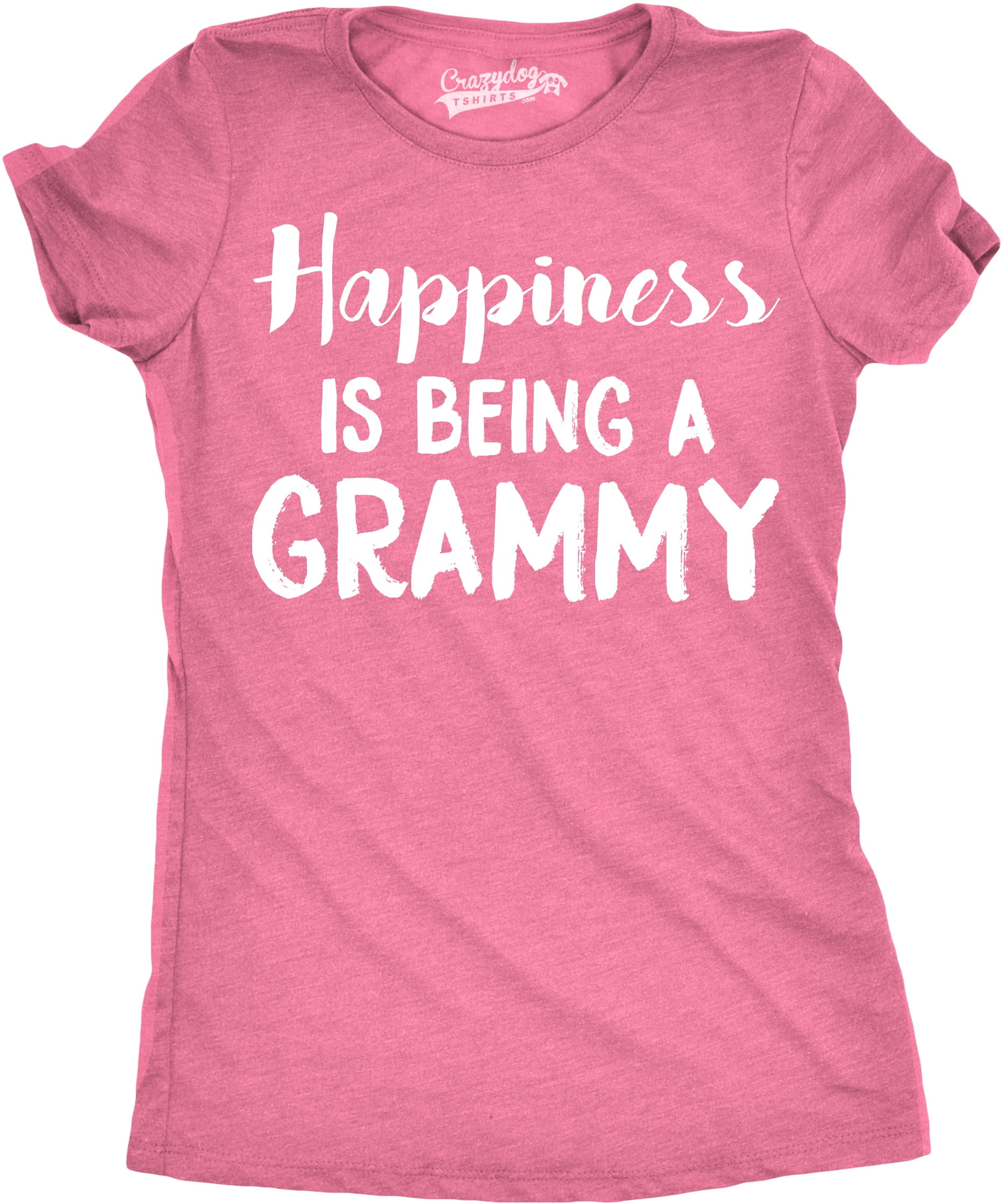 Womens Happiness Is Being A Grammy Funny T Shirt T Grandmother For