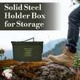 U.S. Military Issue 50 Cal Ammo Can (M2A1/M2A2), Solid Alloy Steel ...
