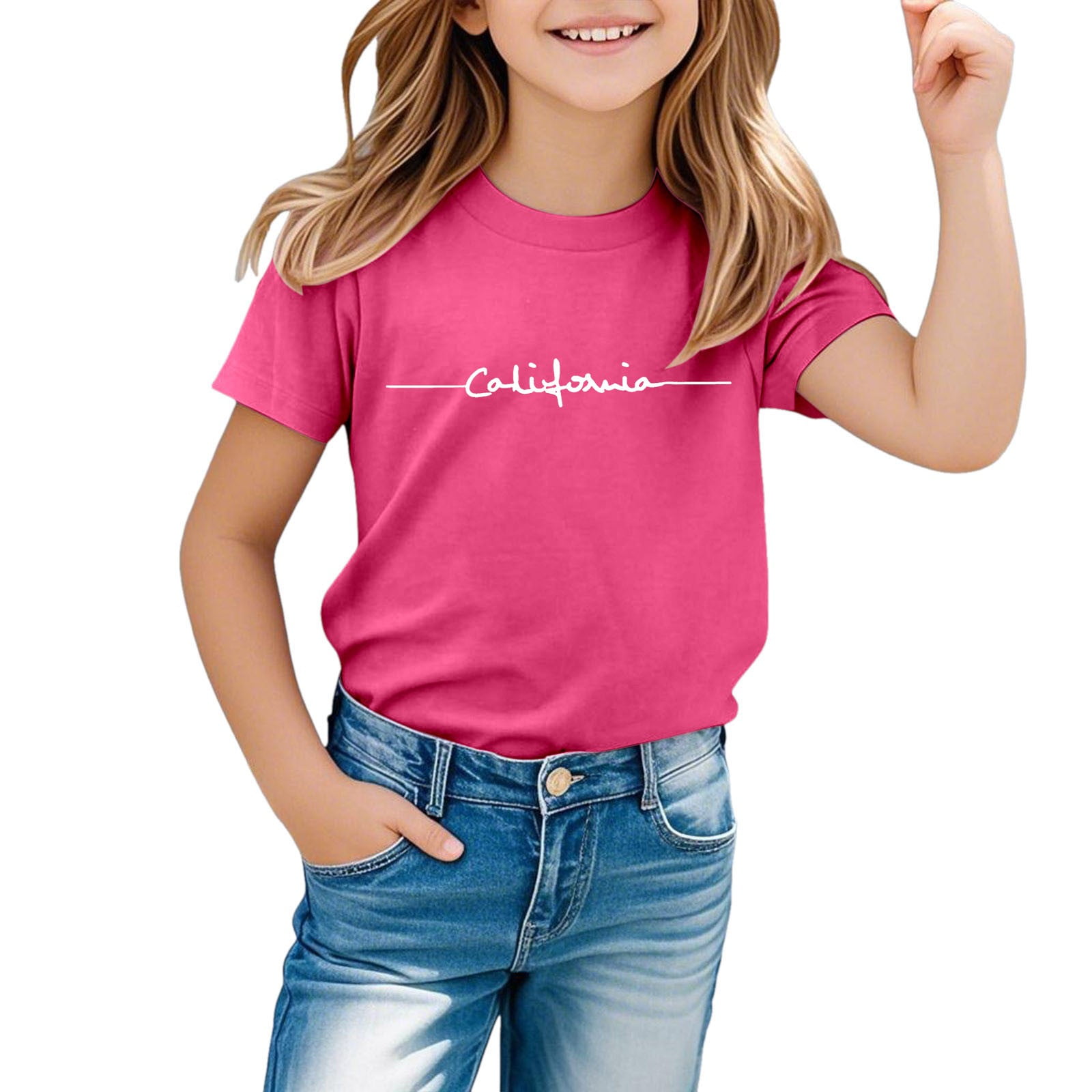 Click here for Zcn001 Girls Shirts Toddler Kids Boys Girls Summer... prices