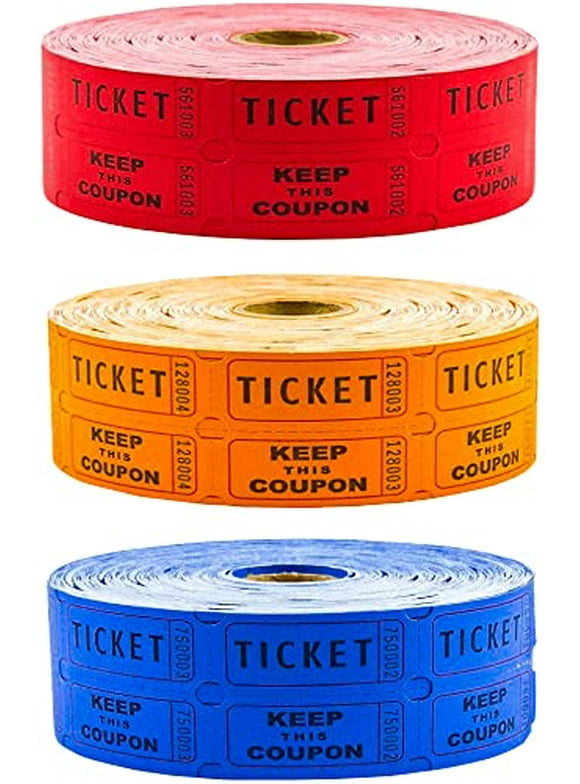 Stickers and Raffle Tickets in Retail Essentials - Walmart.com