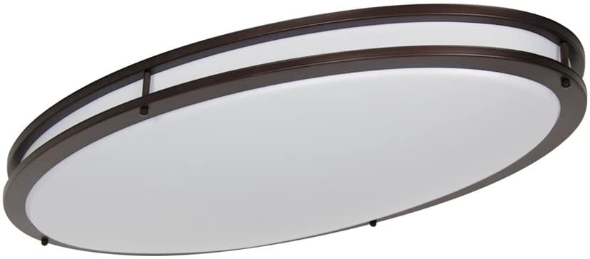 Light Blue USA 32" inch LED Ceiling Light Fixture Oval Flush Mount 35W ...