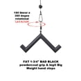 Hog Legs PORK CHOP 1-3/4" 90 Degree Fat Triceps Bar Cable Attachment ...