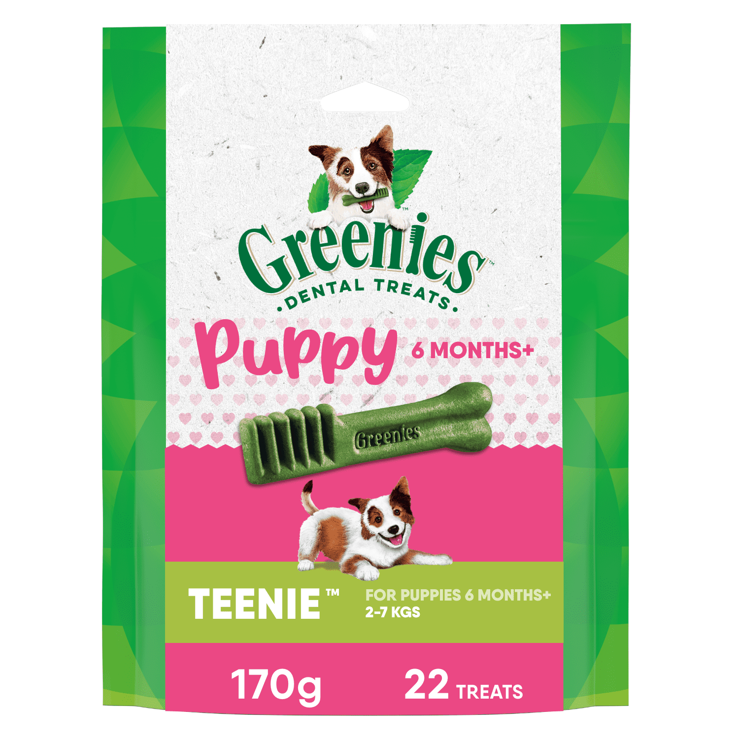 Click here for Greenies Puppy Teenie Dental Care Dog Treats 170g prices