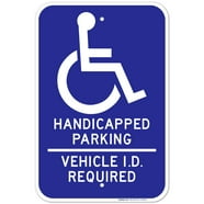 Washington Handicap Parking Sign, Reserved Parking State Disabled ...