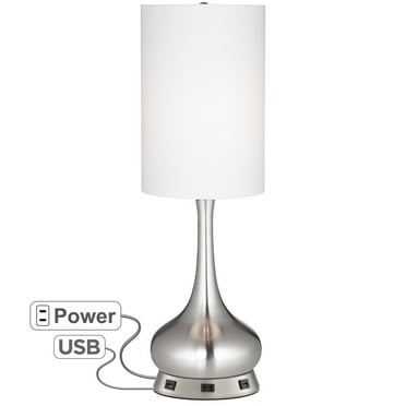 360 Lighting Modern Workstation Table Lamp Base with USB and AC Power ...