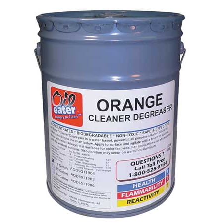OIL EATER AOD5G11904 Cleaner Degreaser, Orange Scent, 5 Gal - Walmart.com