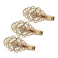 BESTYASH 3PCS Decorative Hair Clips Brass Retro Design Lightweight for ...