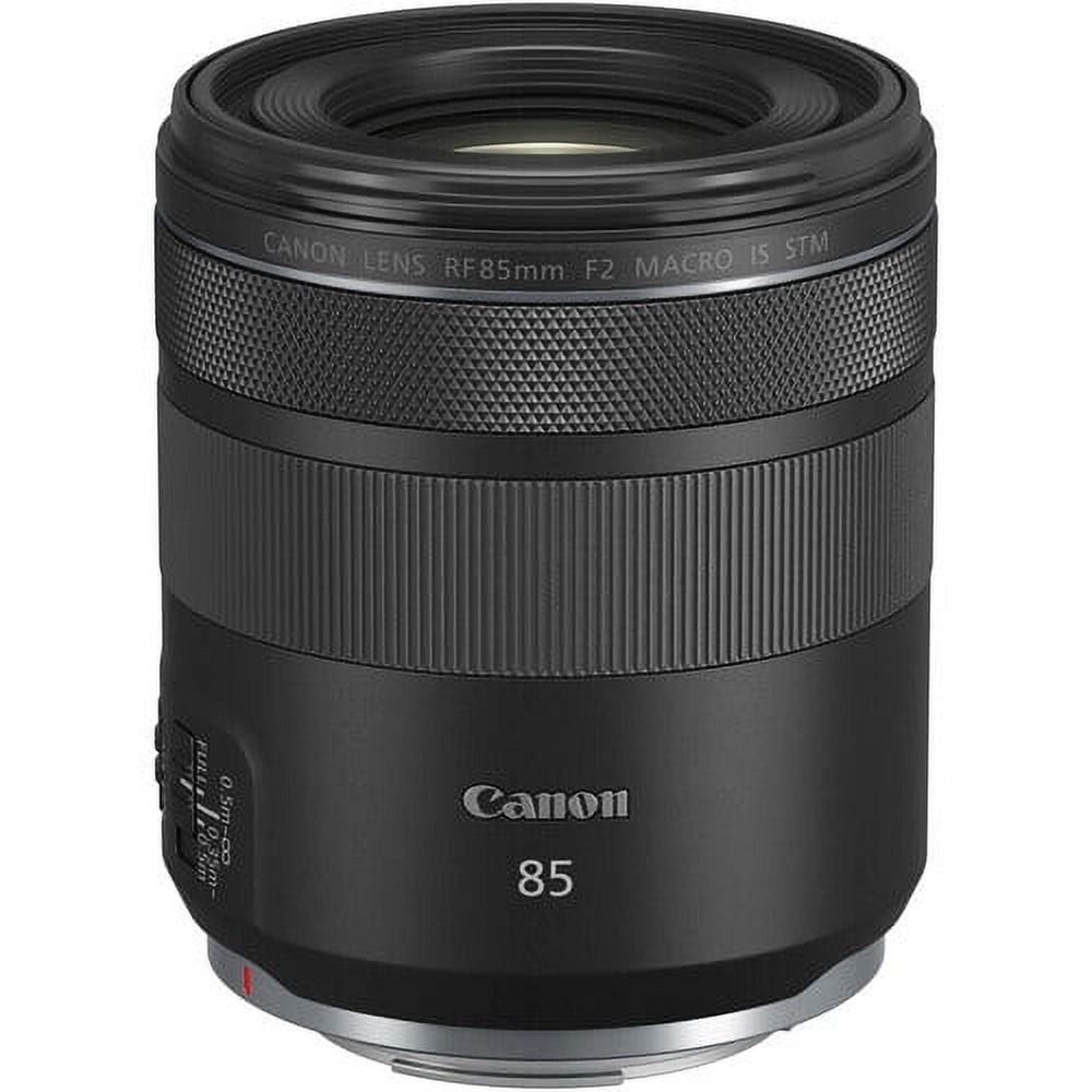 Canon Rf 85mm F/2 Macro Is Stm Lens  Compact Portrait Macro Prime Lens (International Model)