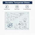 Magnetic Glass Whiteboard for Wall, 36" x 24" Glass Dry Erase Board ...