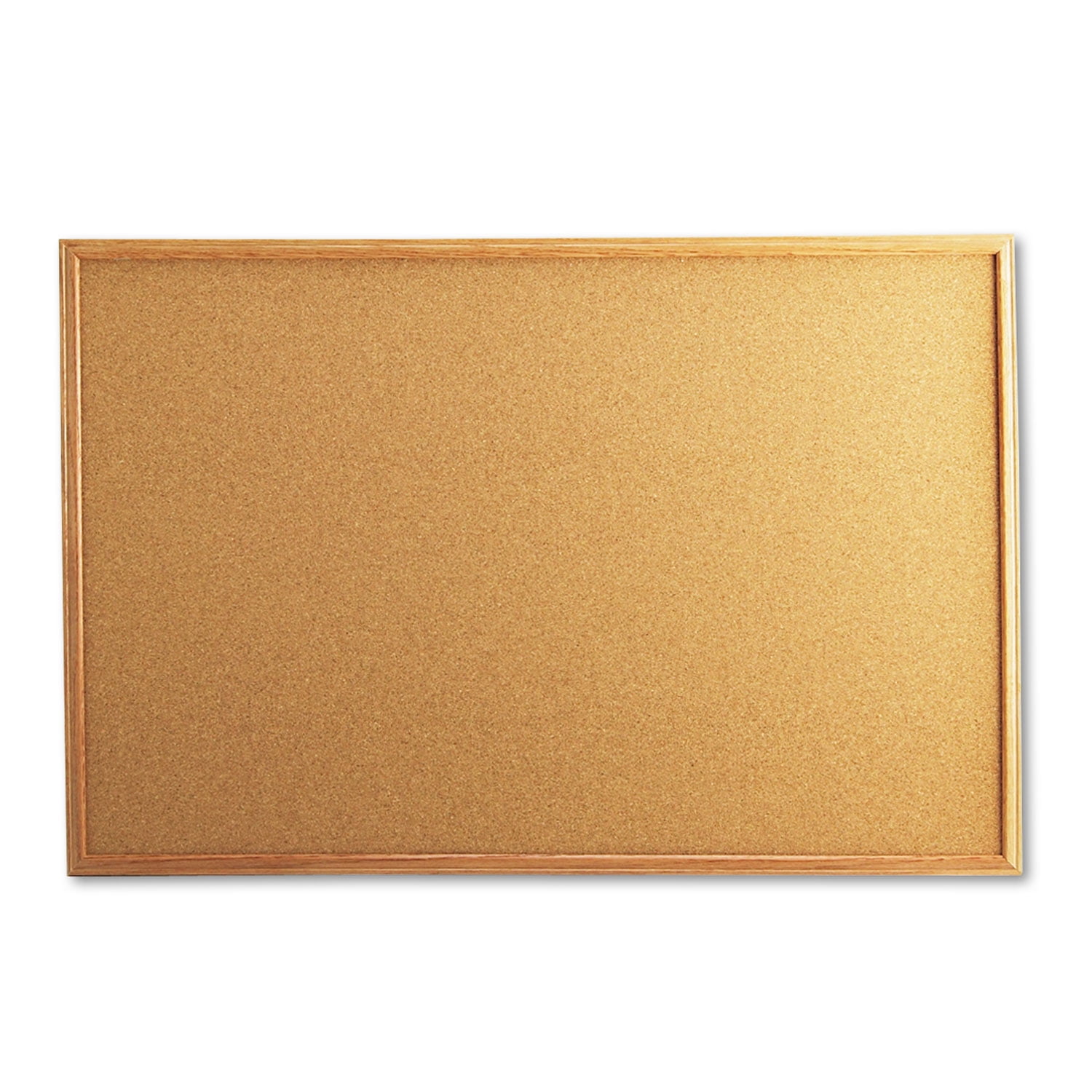 Universal Cork Board With Oak Style Frame, 36 X 24, Natural, Oak ...
