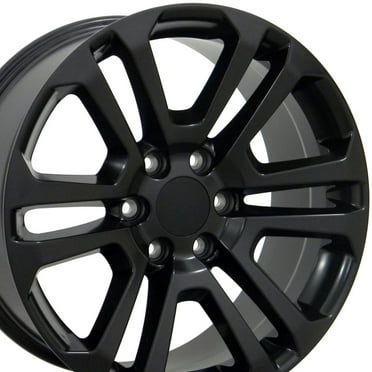 OE Wheels 20 inch Black 5652 Rims & Goodyear Tires Set Fit Specific GM ...