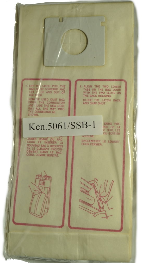 Singer Simon SSB-1 Disposable Vacuum Cleaner Bags, 3 bags in pack ...