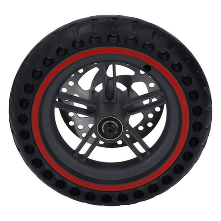 Scooter Rear Wheel Assembly, Scooter Replacement Wheel Red Rubber ...