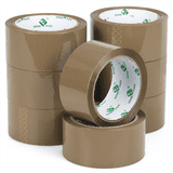 BAZIC Tan Packing Tape 1.88" X 54.6 Yards, Shipping Sealing Tapes, 1 ...