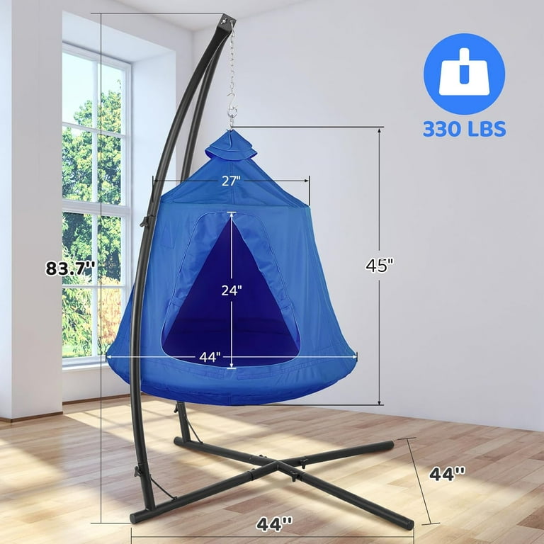 Arlopu Portable Hammock Chair Stand with Kids Camping Swing Arlopu Portable Hammock Chair Stand with Kids Camping Swing