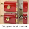 Geemin Robusts Door Lock Security Door Lock Secure Antique Look Metal ...