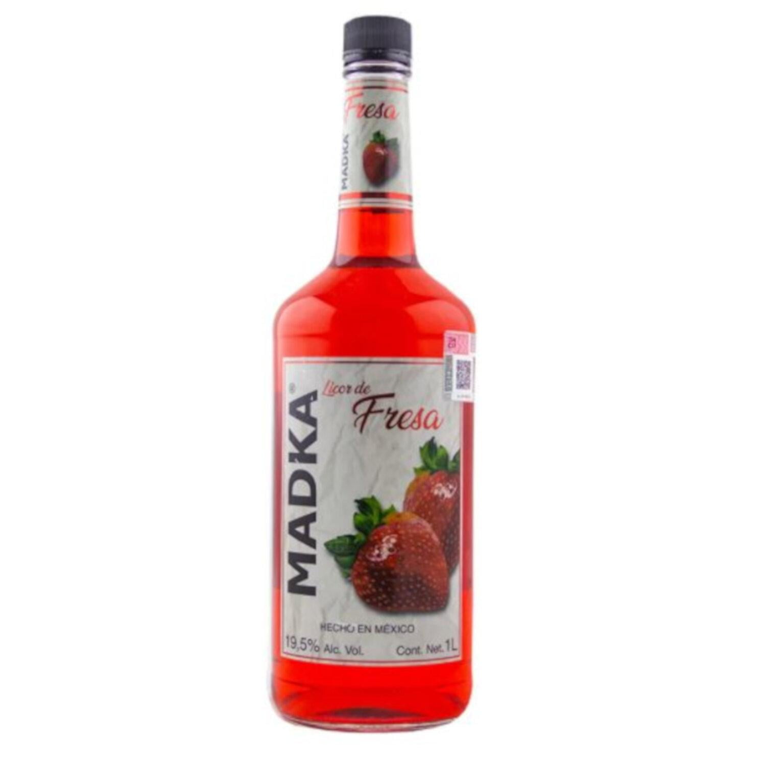 Pack de 4 Licor Madka Fresa 1 L Madka Fresa | Walmart en línea