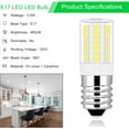 IYFFDFE-E17 LED Appliance Light Bulb for Refrigerator Fridge Freezer ...