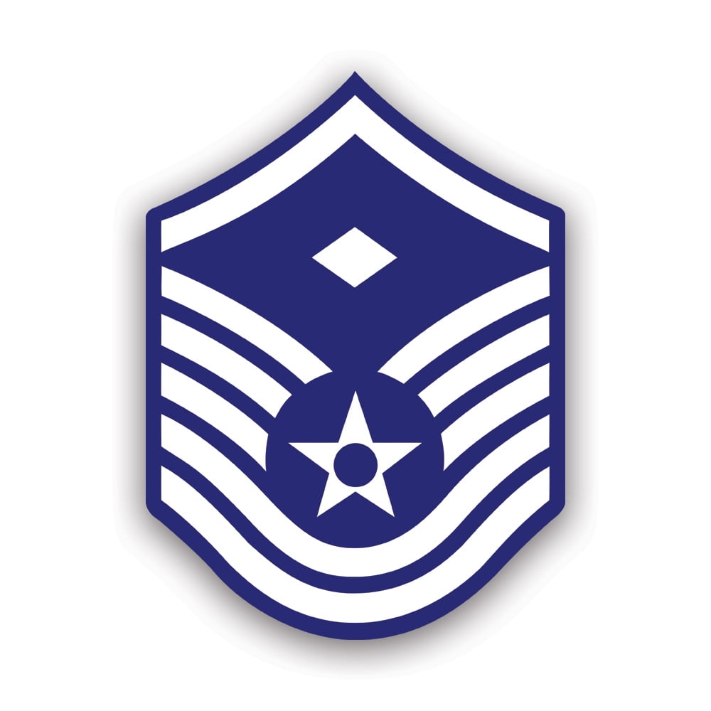 E-7 Master Sergeant MSgt OR-7 Diamond Sticker Decal - Self Adhesive ...