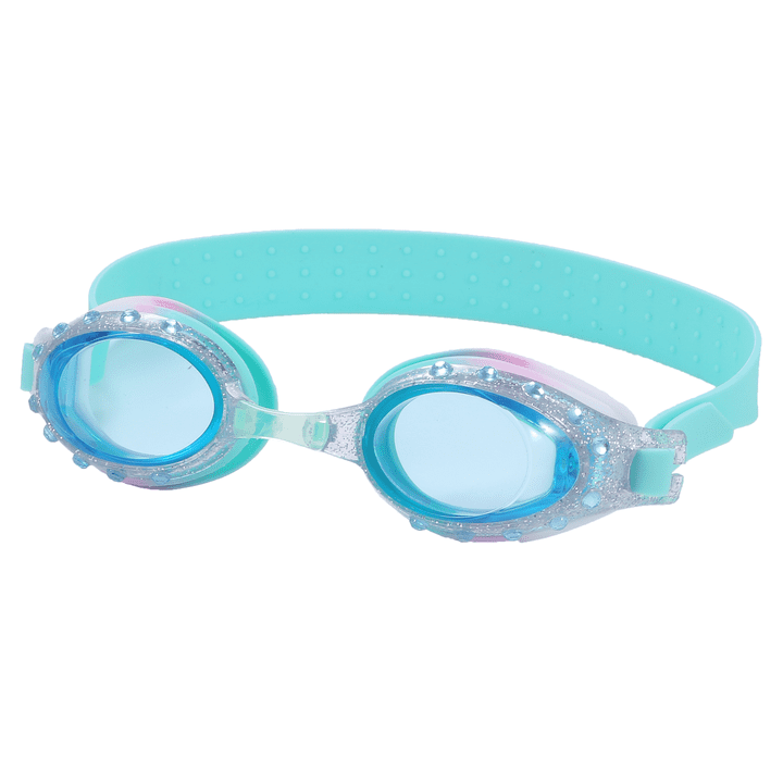 Youth Rhinestone Swim Goggle - Teal - Walmart.com