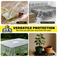 BOEN 10x25 Plastic Drop Cloth – 9-pack 4 Mil Painters Plastic Sheeting ...