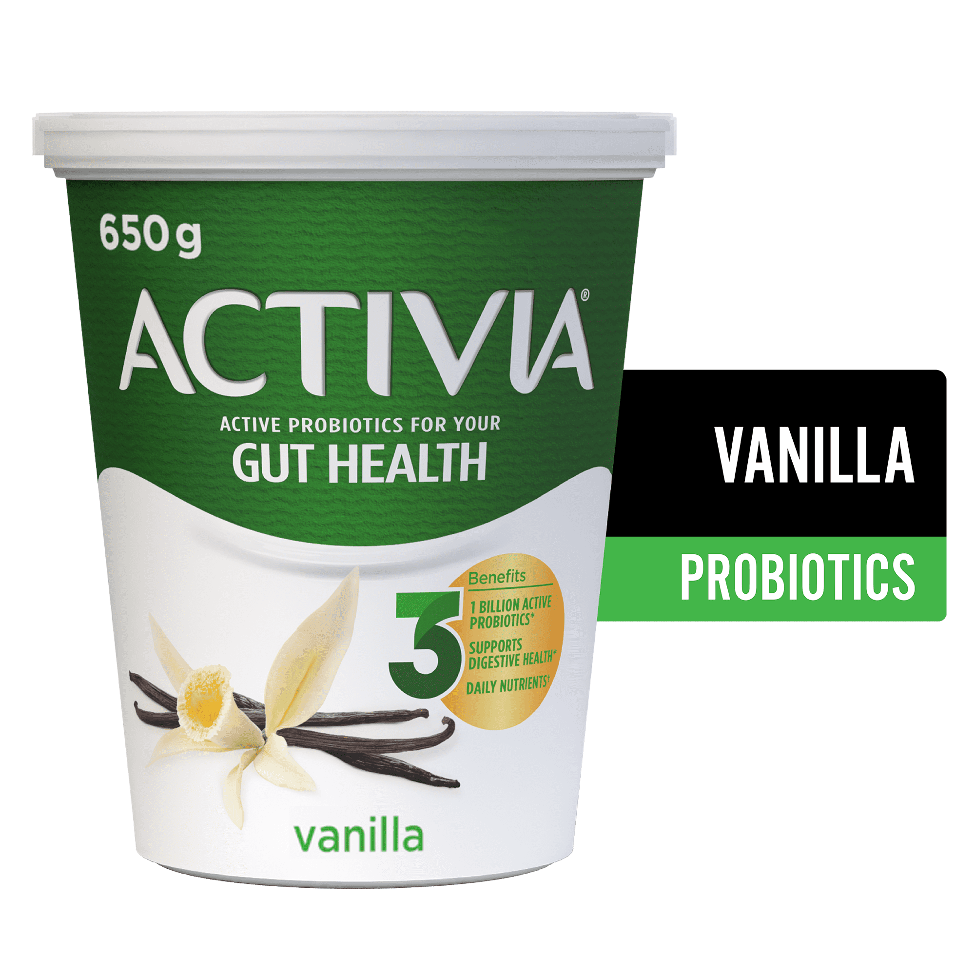 Click here for Activia Probiotic Yogurt  Vanilla 650g prices