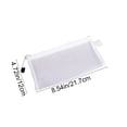 5 Pack Mesh Zipper Pouch Bag - Large Capacity Transparent Pen Organizer ...