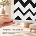 Chicology Cordless Panel Track Vertical Blinds, Light Filtering, Zigzag ...