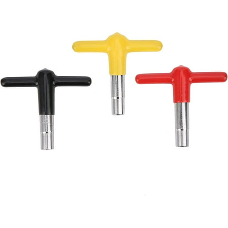 Pack of 3 Drum Tuning Key,T Shaped Drum Skin Tuning Key for Most Drums ...