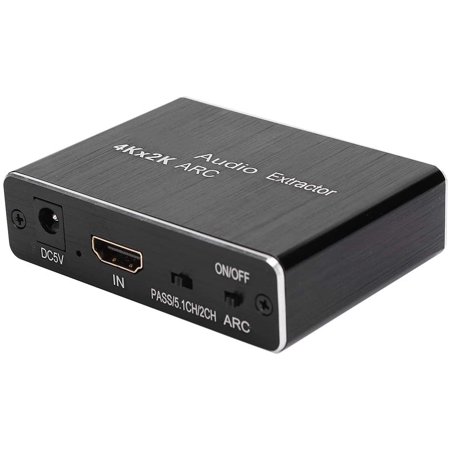 HDMI Audio Extractor, 4K to HDMI Aluminium Alloy Audio Converter ...