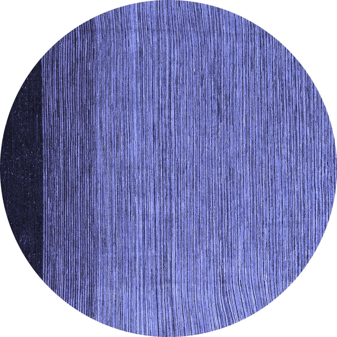 Ahgly Company Indoor Round Abstract Blue Modern Area Rugs, 8' Round ...