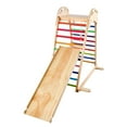 LHYY Indoor Playground Jungle Gym 4-in-1 Wooden Indoor Playground ...