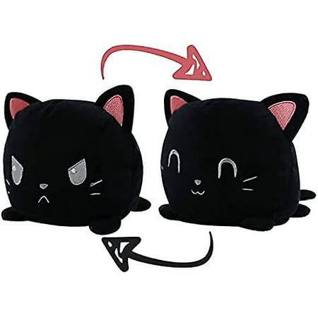 Reversible Plush Toys, Reversible Cat Plush Toys, Double-sided Cat ...