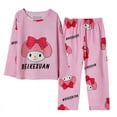 Kuromi Kawaii Sanrio Children Pajamas Set Anime Cute My Melody ...