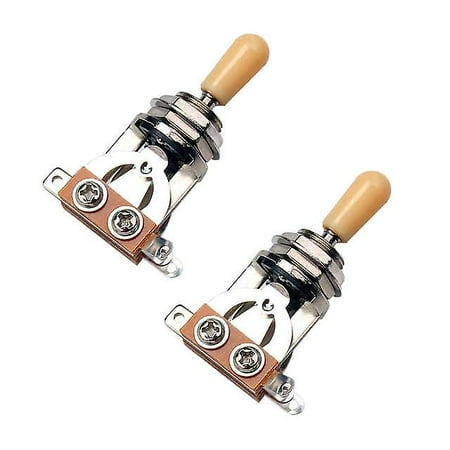 Metric 3 way short straight guitar pickup selector toggle switch knob ...