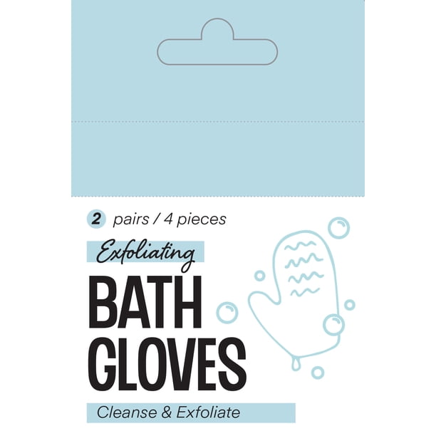 2pk Exfoliating Bath Glove - Walmart.com