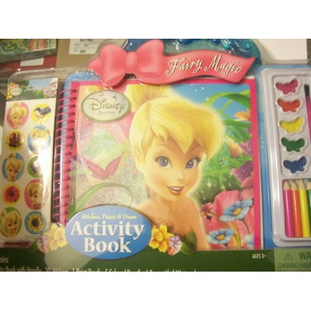 Disney Fairies Sticker, Paint, & Draw Activity Book ~ Fairy Magic ...