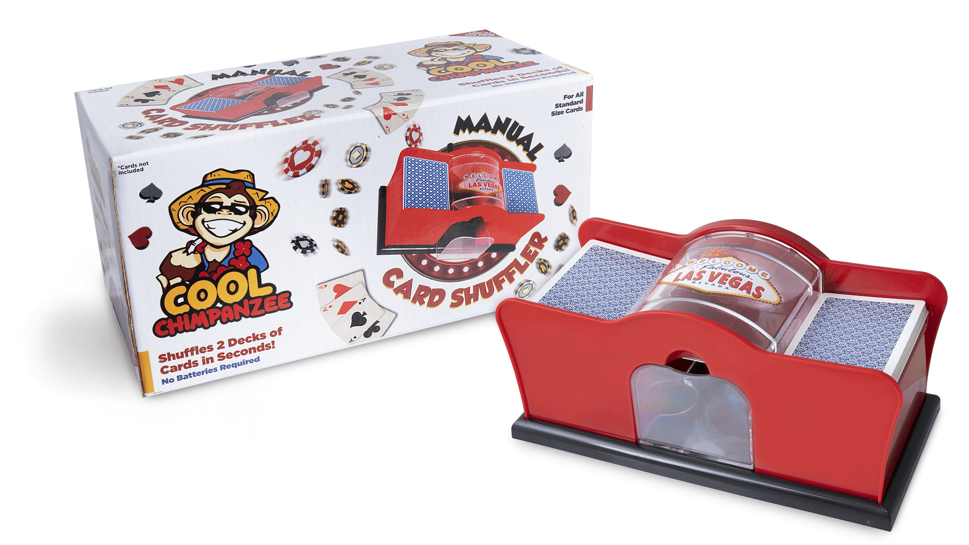 Premium Manual Card Shuffler 2 Deck With Hand Crank - Walmart.com