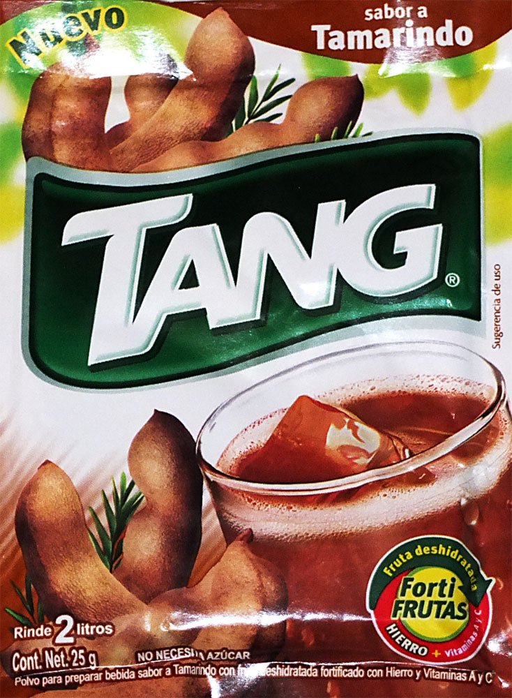 3 X Tang Tamarindo Flavor No Sugar Needed Makes 2 Liters of Drink 15g ...