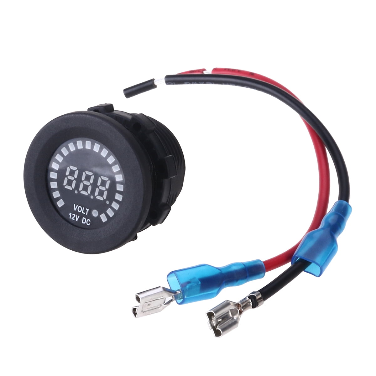 YFJQTZX 12V Mini Digital Voltmeter LED for Car Motorcycle - Walmart.com